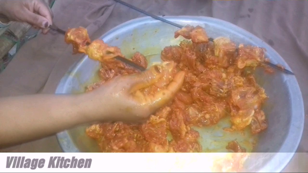 Chicken barbie Q | Simple step to make barbie Q | Barbie Q bananay ka ...