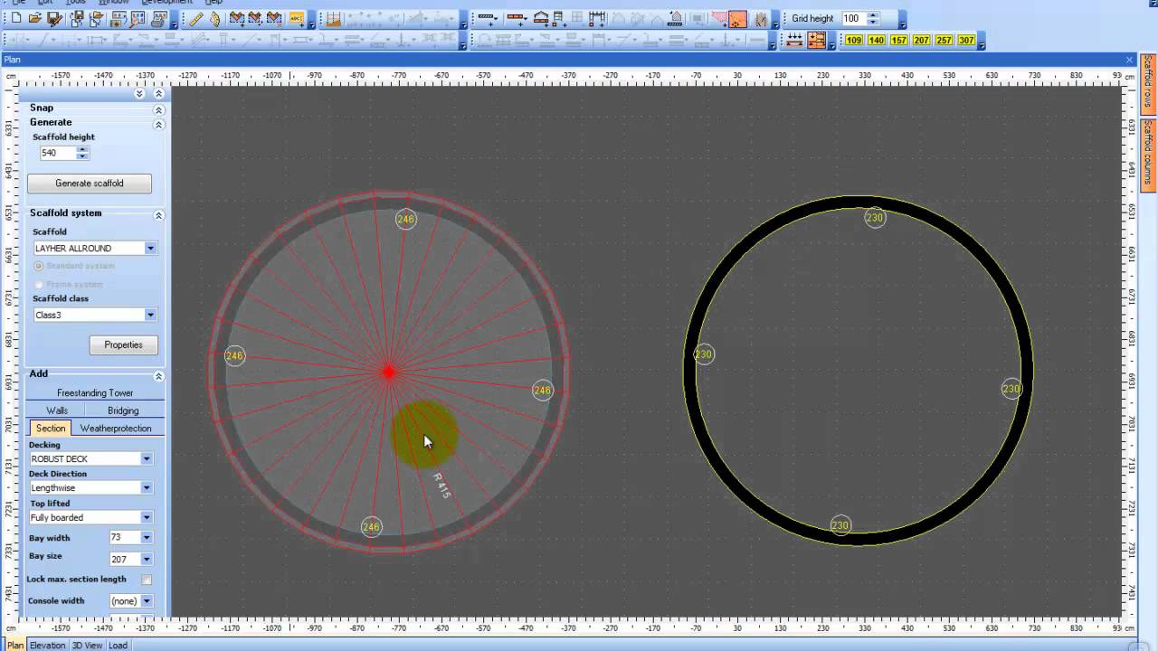 How to make roof on round building - YouTube