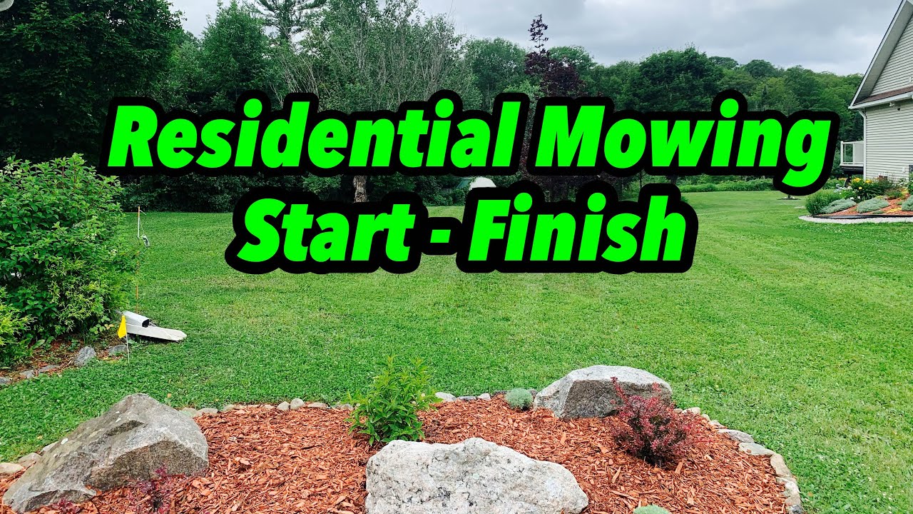 Residential Lawn Care Start to Finish - YouTube