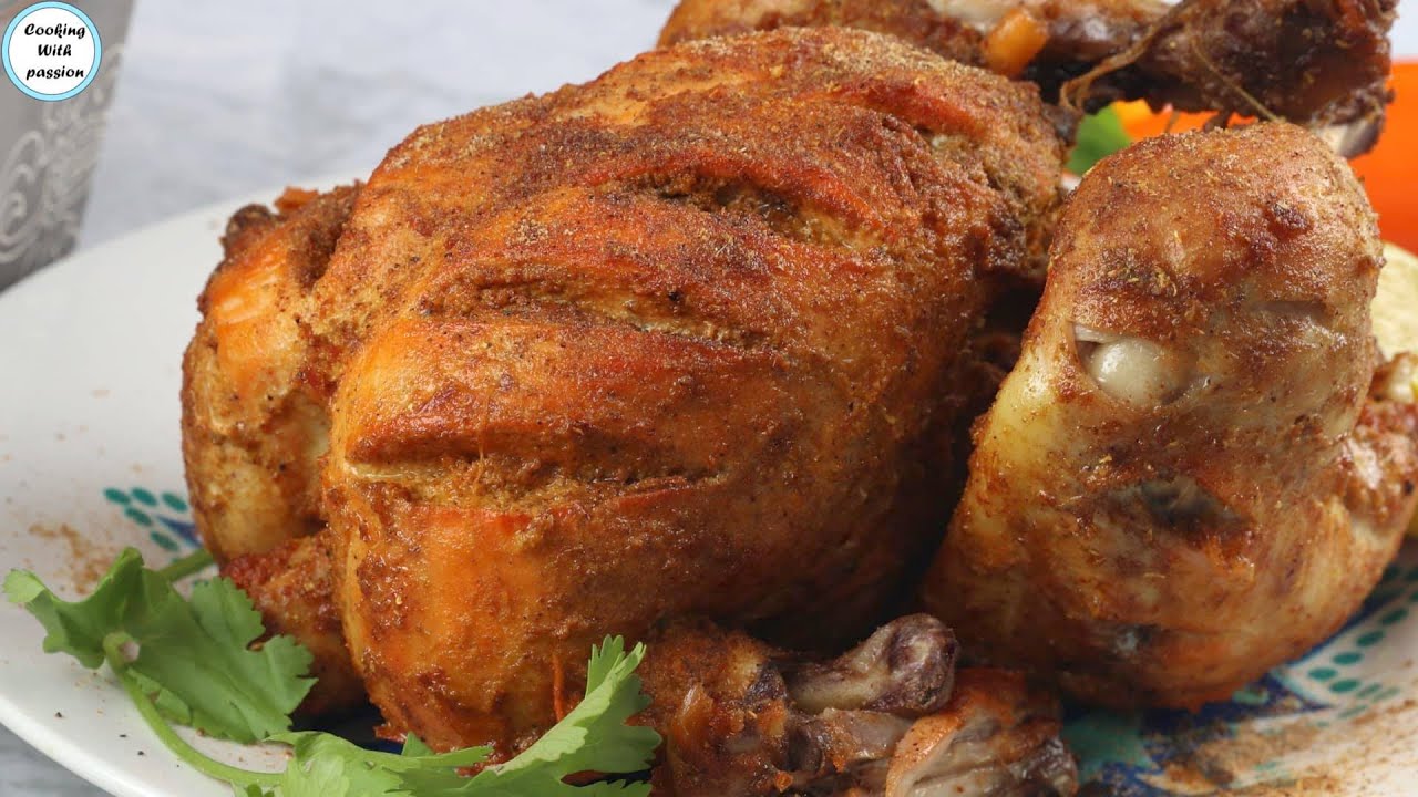 Lahori chargha recipe | Whole chicken roast recipe | Cooking with ...