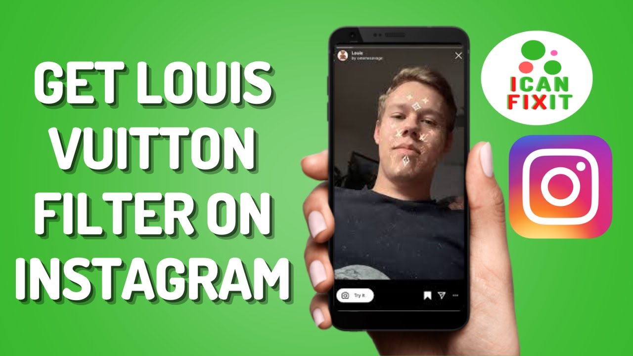 How To Get The Louis Vuitton Filter On Instagram - YouTube