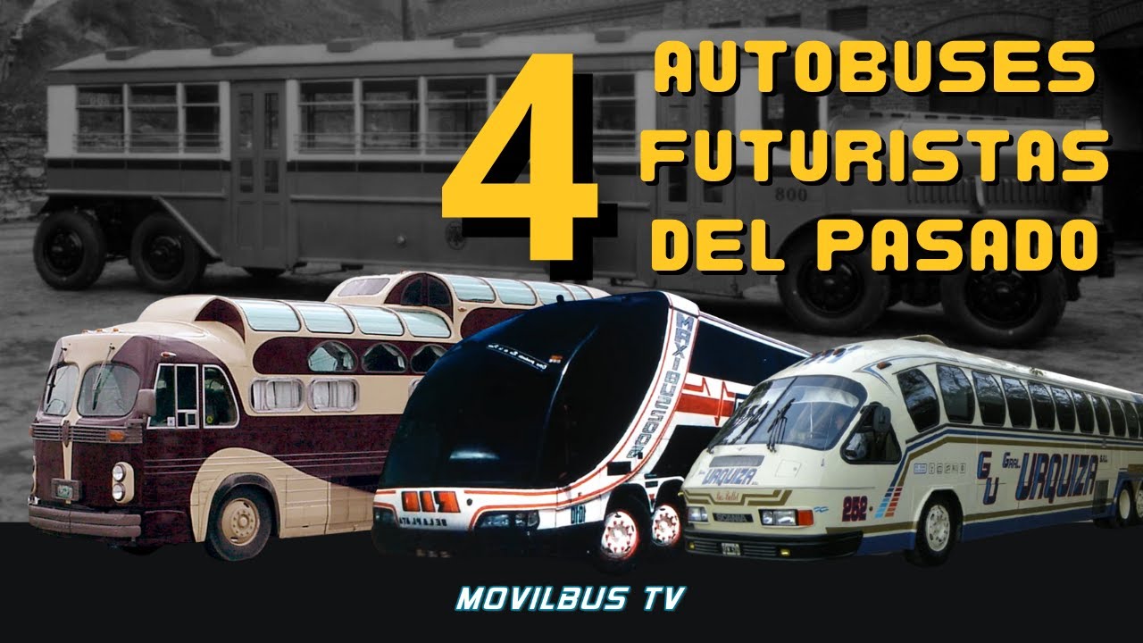 AUTOBUSES más FUTURISTAS del pasado. - YouTube