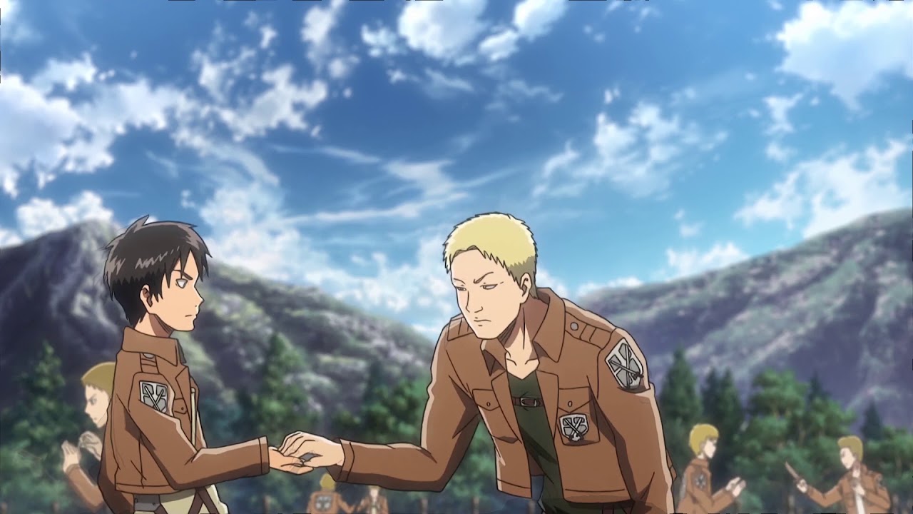 Eren pull up Reiner Twixtor - YouTube