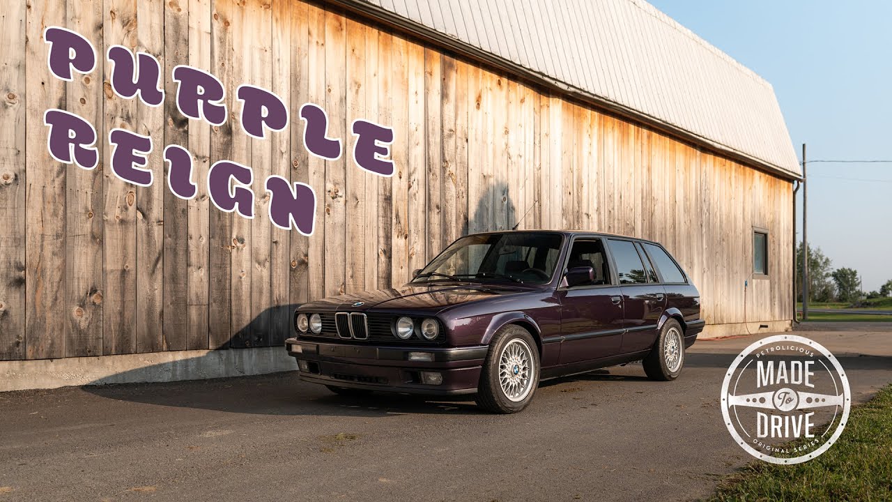 Purple Reign: S54-Powered 1993 BMW E30 Touring - YouTube