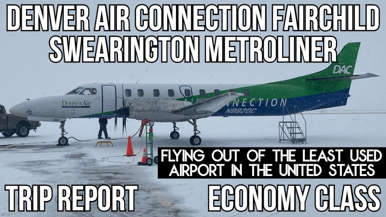 [TRIP REPORT] Denver Air Connection Fairchild Swearingen Metroliner ...