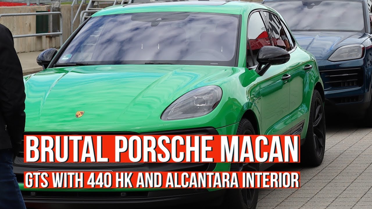 BRUTAL Porsche Macan GTS 440 HK on a racetrack - pure engine sound ...