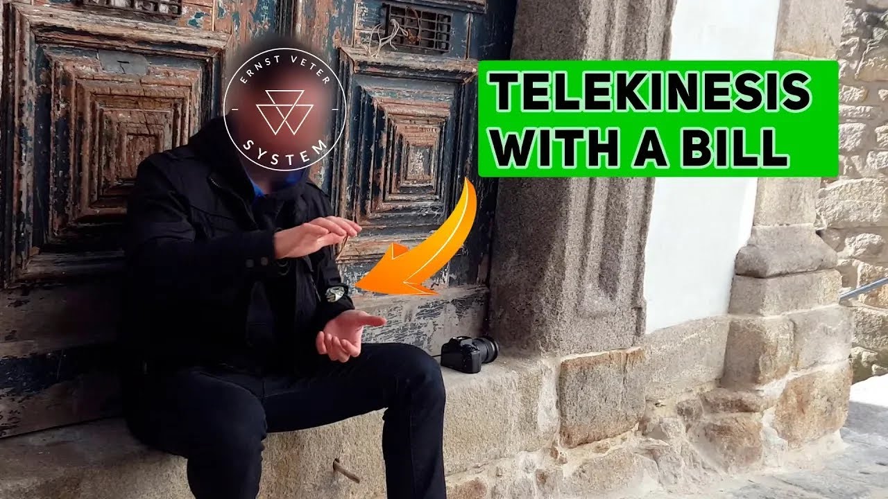 Telekinesis - Flying bill - Teacher Ernst Veter - YouTube