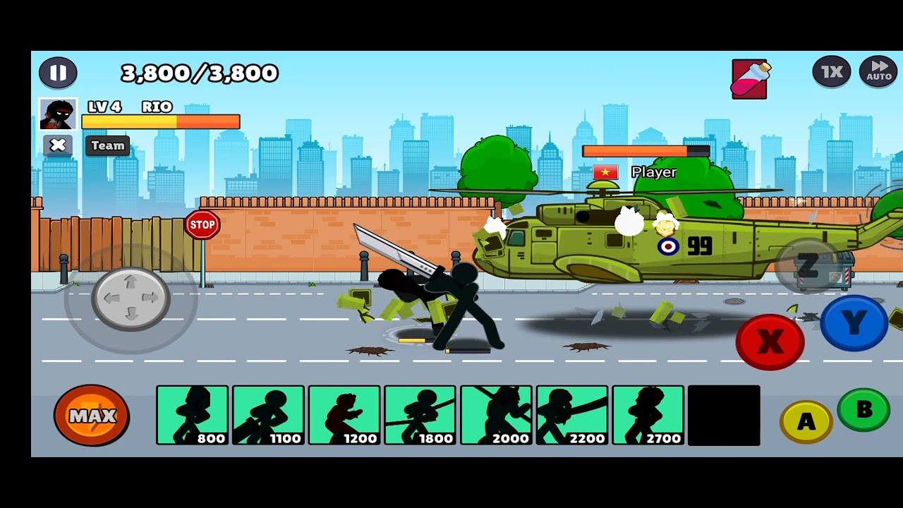 hero war. 2 fighter of stick pvp 1v1 1.500m - YouTube