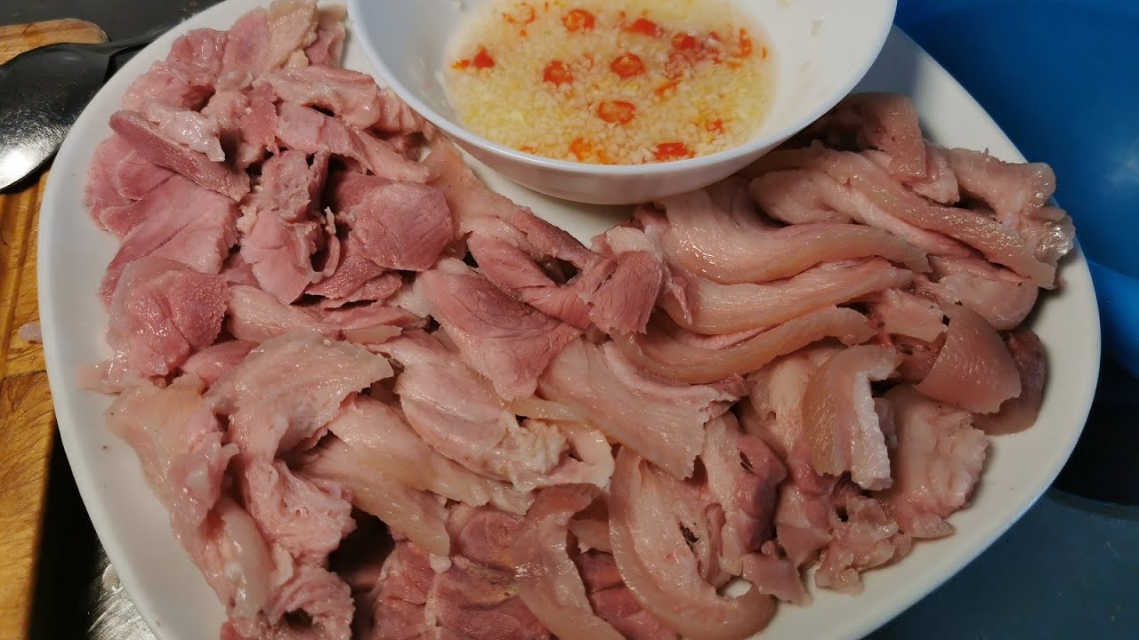 Pork cold dish (From Hong Kong) - YouTube