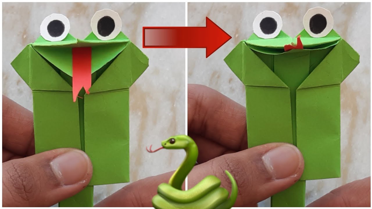 Cool Paper Snake | Crazy Paper Toy | Antisrtess Toy - YouTube