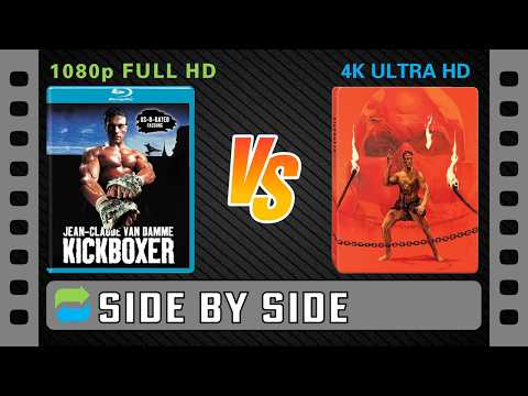 Kickboxer (1989) – Side by Side Comparison – 1080p Full HD vs. 4K Ultra HD @KickboxerTheOriginalCut