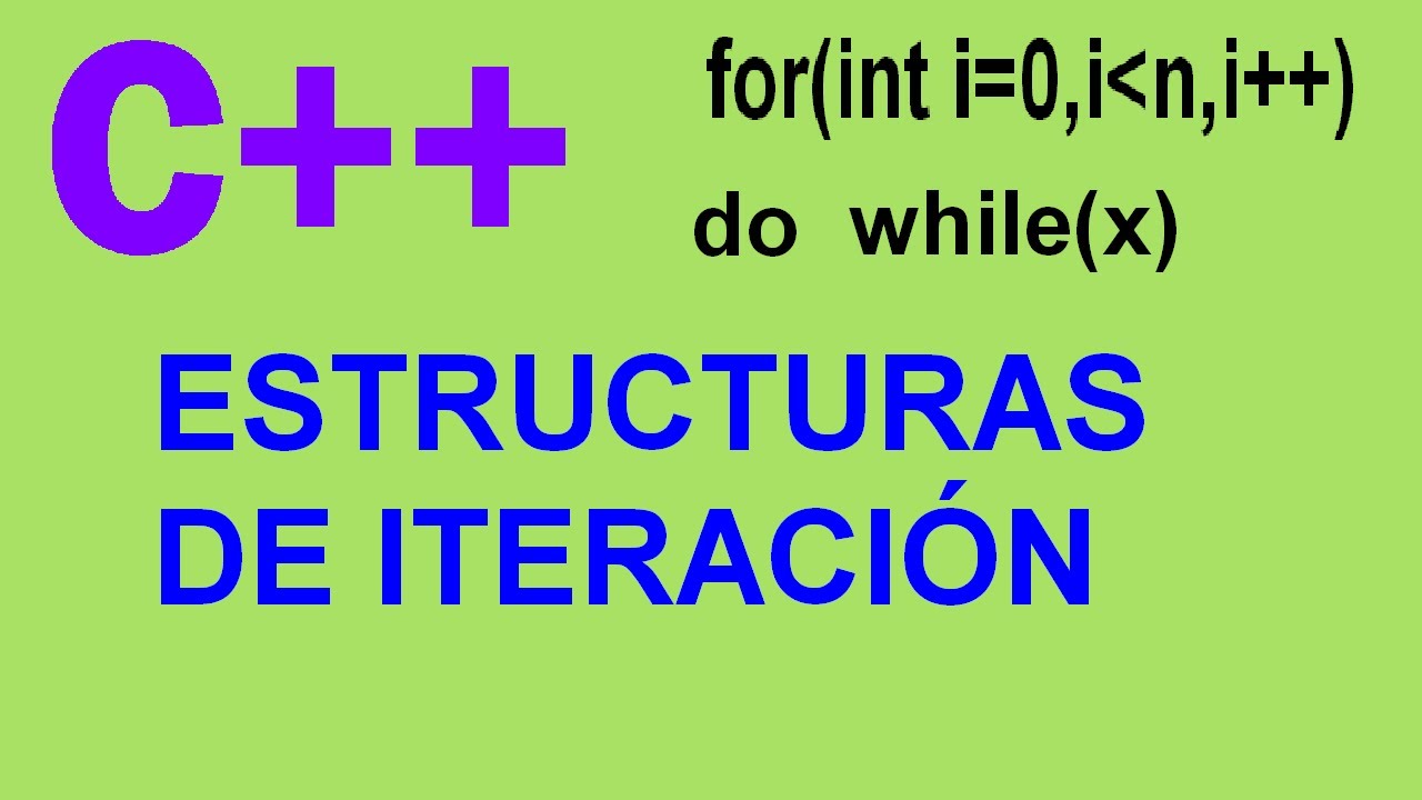 C++ - Estructuras de Iteración - YouTube