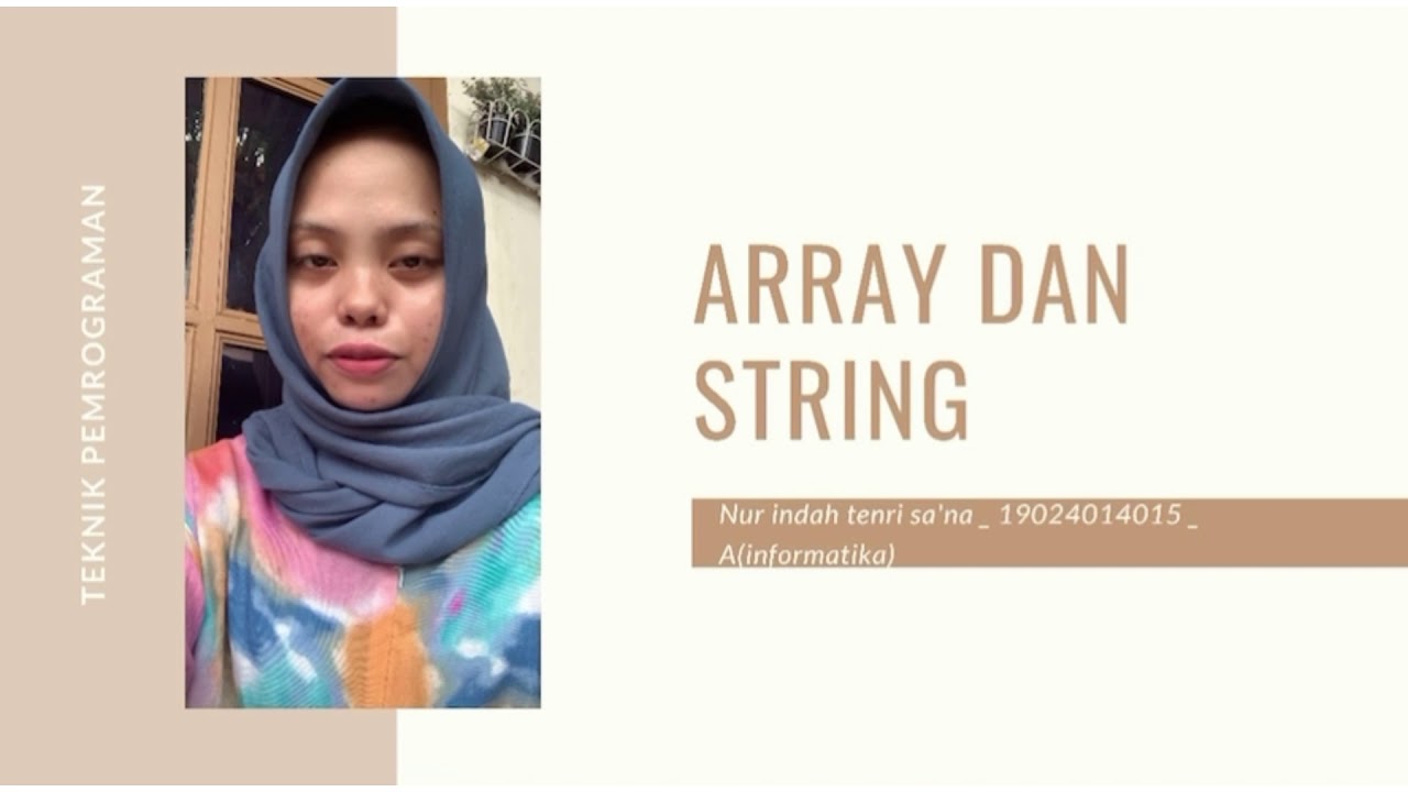 Arrayandstring Youtube
