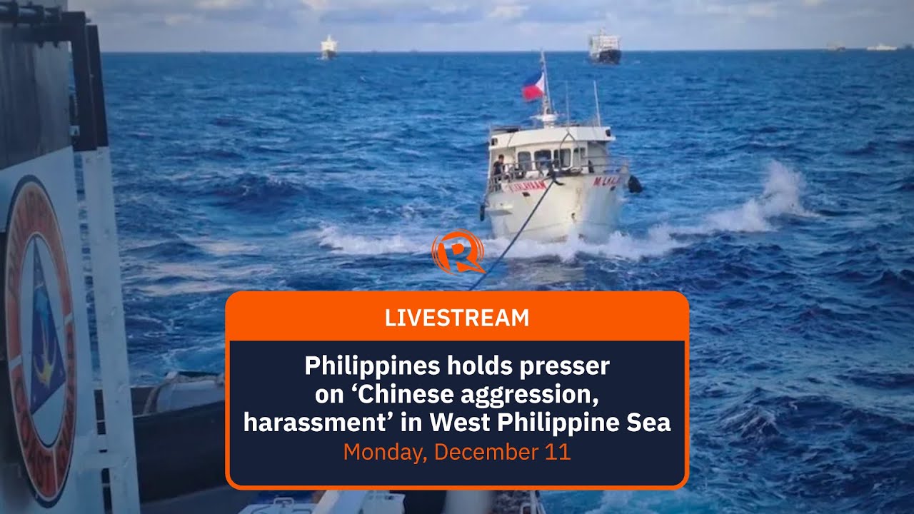 Watch Philippines Holds Presser On ‘chinese Aggression Harassment In