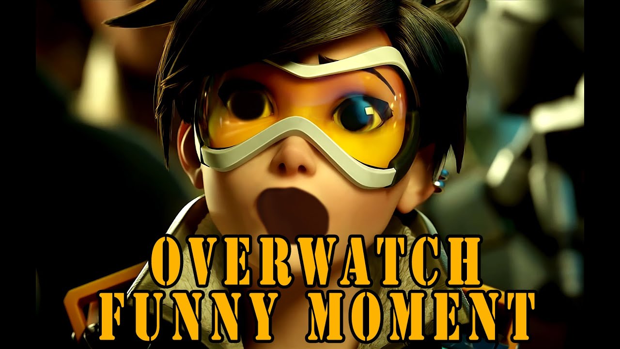 Overwatch - Funny Tracer Sandwich Moment - YouTube