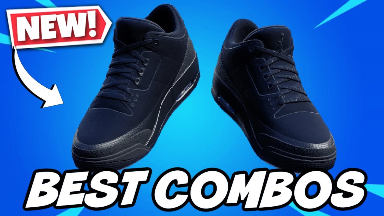 BEST COMBOS FOR *NEW* AIR JORDAN 3 'BLACK CAT' SHOE! - Fortnite - YouTube