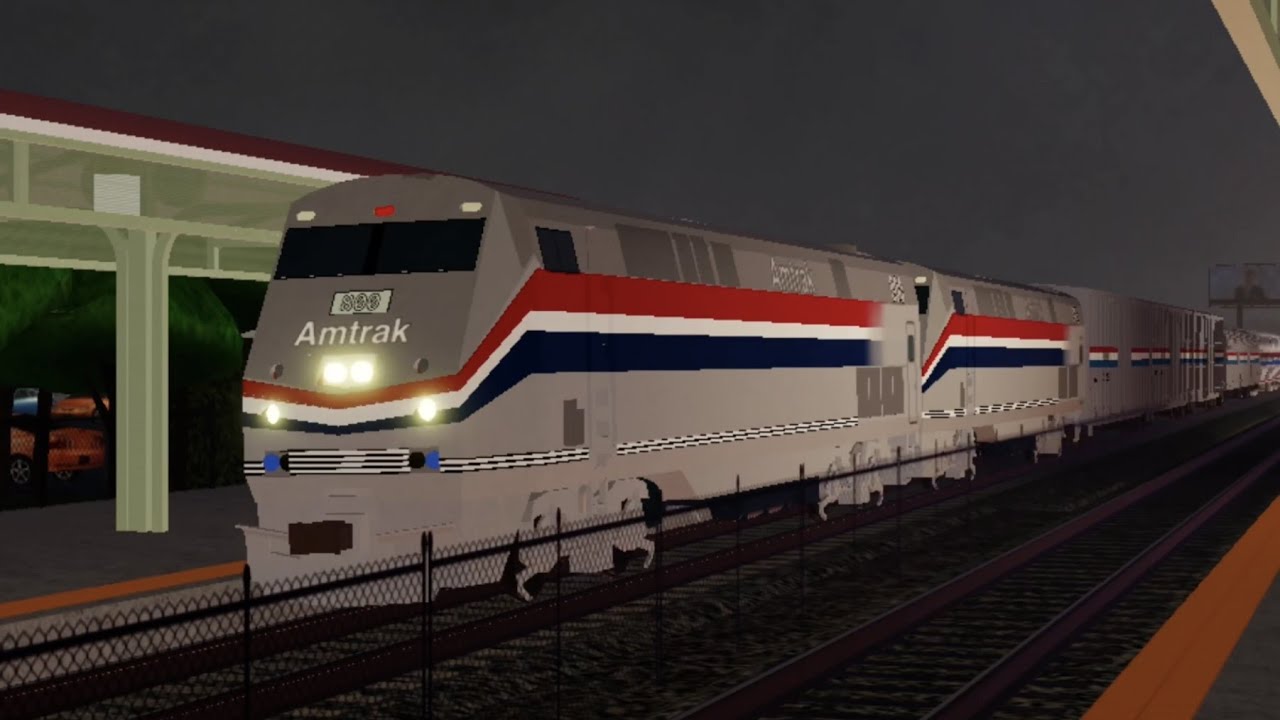Tri-rail sim railfanning : Amtrak P40 Phase 3 - YouTube