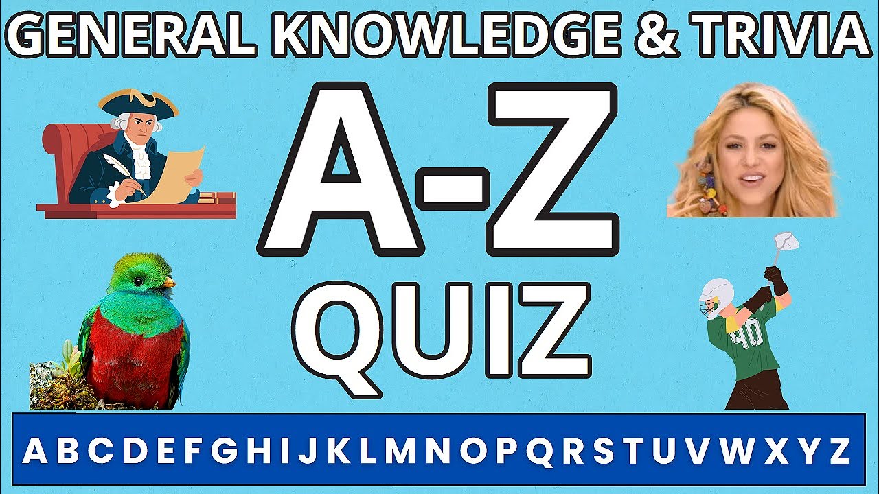 A to Z Quiz 25th Edition 📚 General Knowledge Trivia Game | Fun Pub Quiz ...