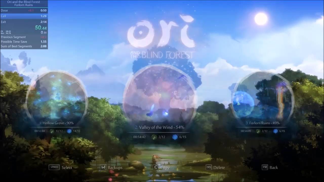 Ori Forlorn Ruins (all cells route) in 2:12 - YouTube