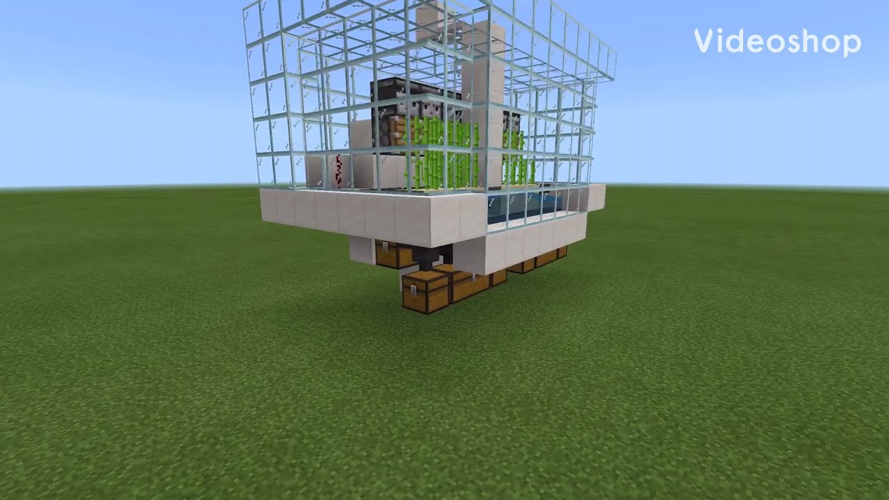 MCPE Automatic Sugar Cane Farm [ Minecraft Redstone Showcase -Ep 1 ...