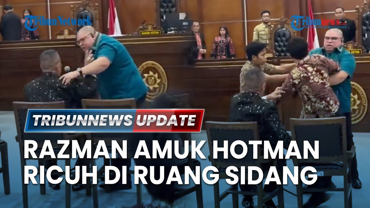 🔴 LIVE: Aksi Razman Ngamuk ke Hotman Paris, Mericuh di Persidangan Atas ...