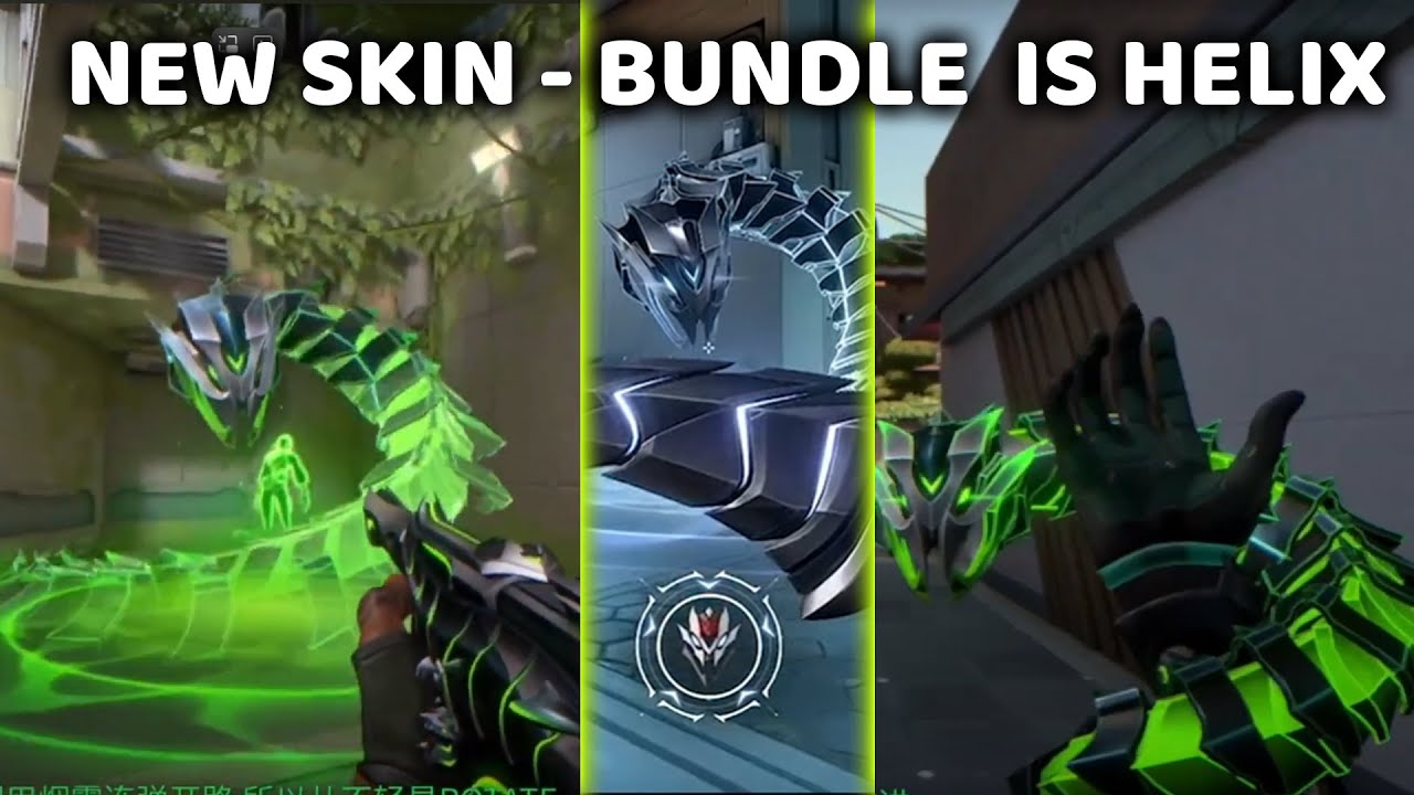 NEW Helix Skin Bundle in VALORANT - YouTube