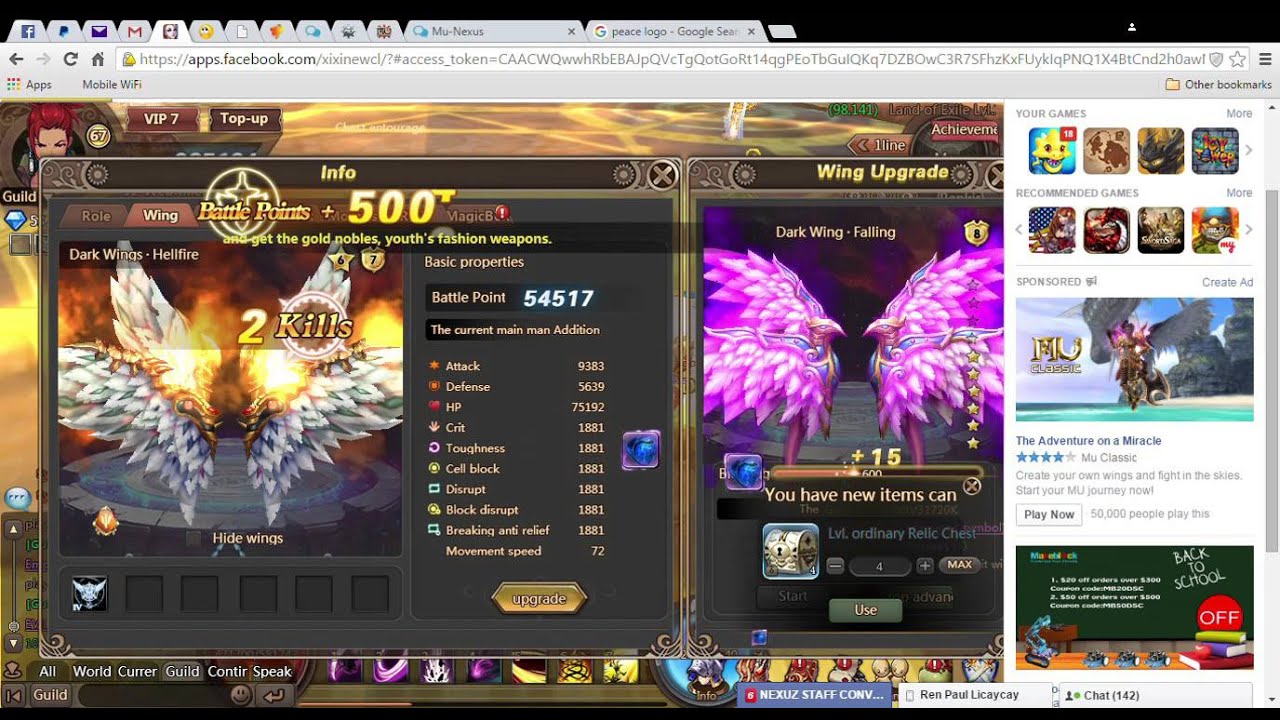 1 Crystal Legacy Ⅱ on Facebook Google Chrome 9 16 2015 5 45 14 PM - YouTube