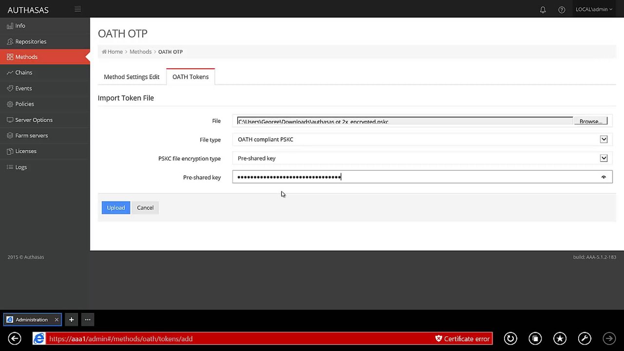 Authasas v5 - HID Mini Tokens Enrollment - YouTube