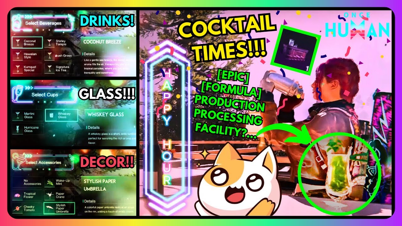 EPIC FACILITY FORMULA Bartender Table (HAPPY HOUR!!) - Once Human ...