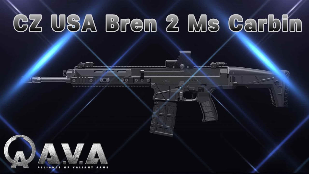 [AVA] 🎮AVA戰地之王🕹"CZ USA Bren 2 Ms Carbin" 상점용라이플 치즈브렌 총기리뷰 NEW WEAPON ...