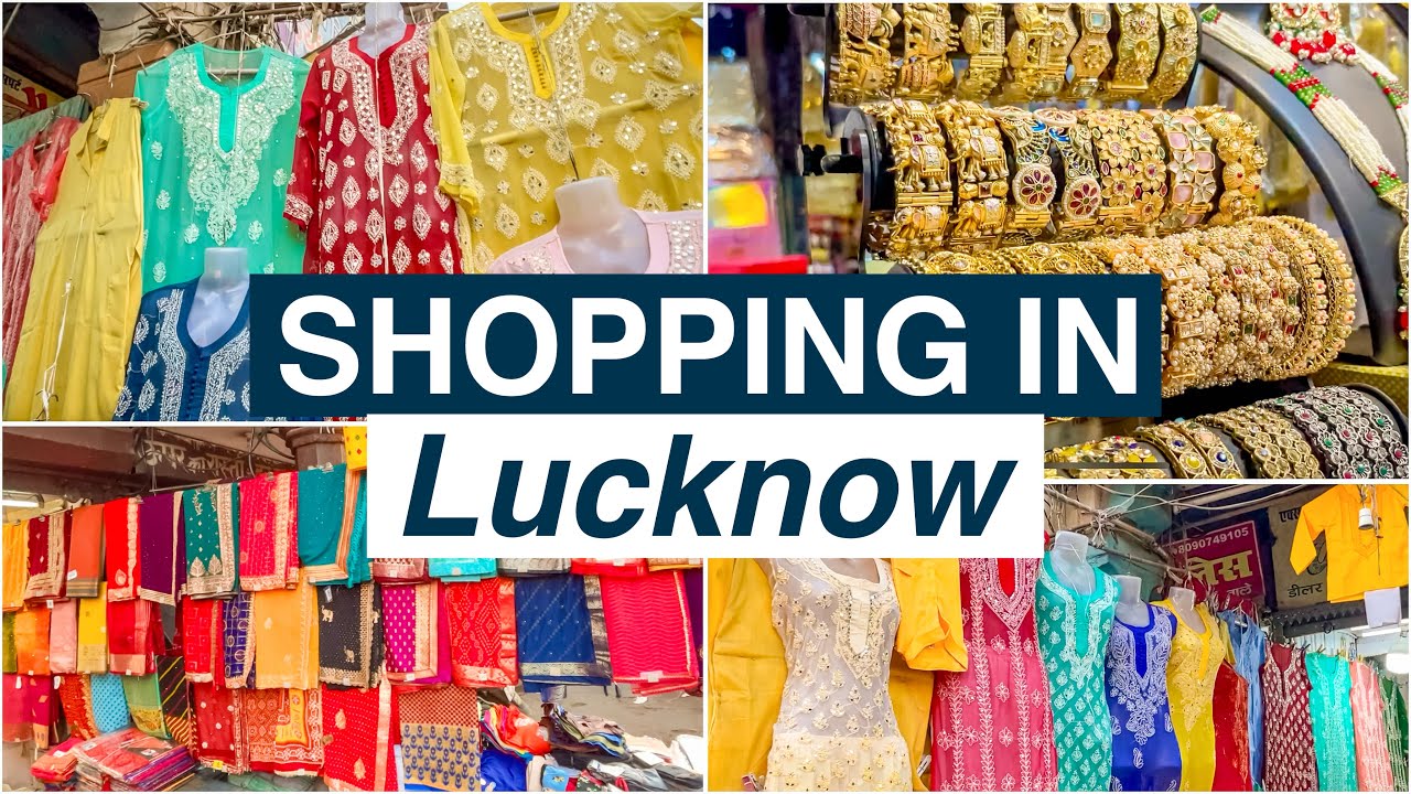 Best of Lucknow SHOPPING-Lucknowi Kurta, Chikankari Kurti, Bridal ...
