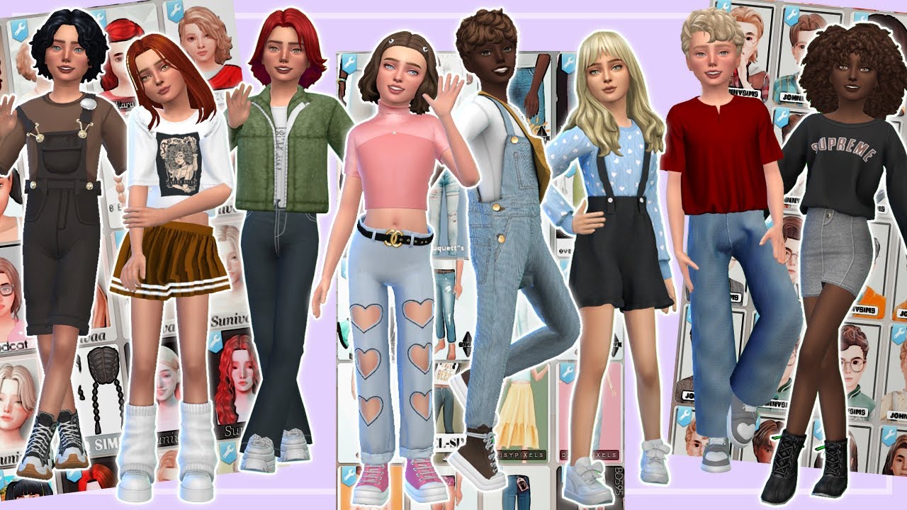 MEGA PACK CC CHILDREN/SIMS 4 +16GB/ TODO MI CC DE NIÑOS ♥ - SOPHI GAMES ...