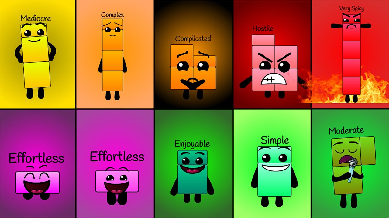 The Return of the Original Difficultyblocks Band Halves 1 (Old VS New ...