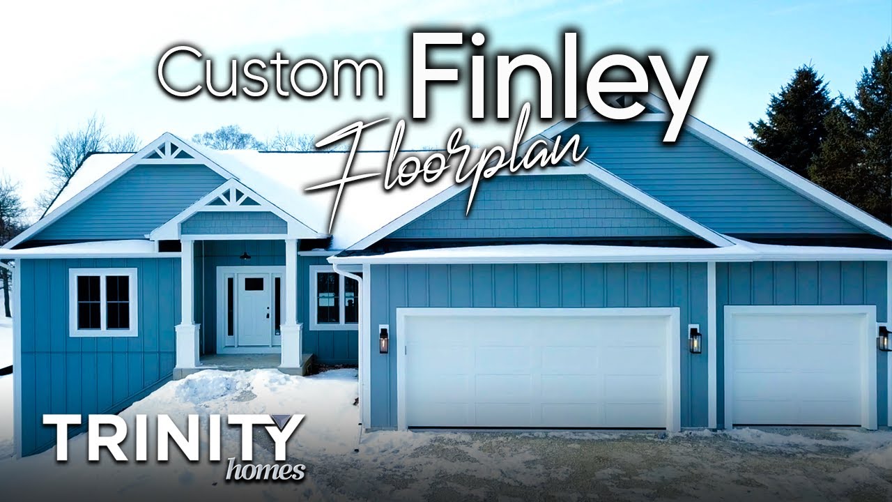 Custom Finley Ranch Floor Plan- Trinity Homes - YouTube