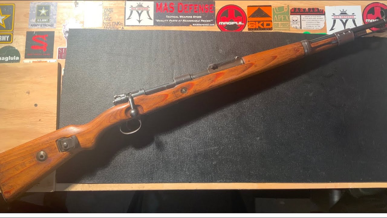 Mauser K98K Mod98 byf 1944. New to the collection - YouTube