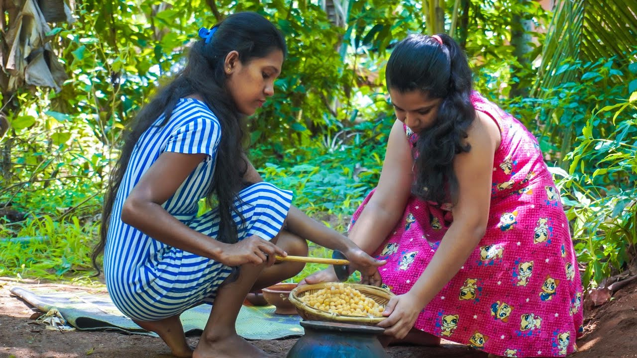 CHICKPEA BREAKFAST RECIPE VILLAGE COOKING VIDEOS (VILLAGE COOKING LIFE ...