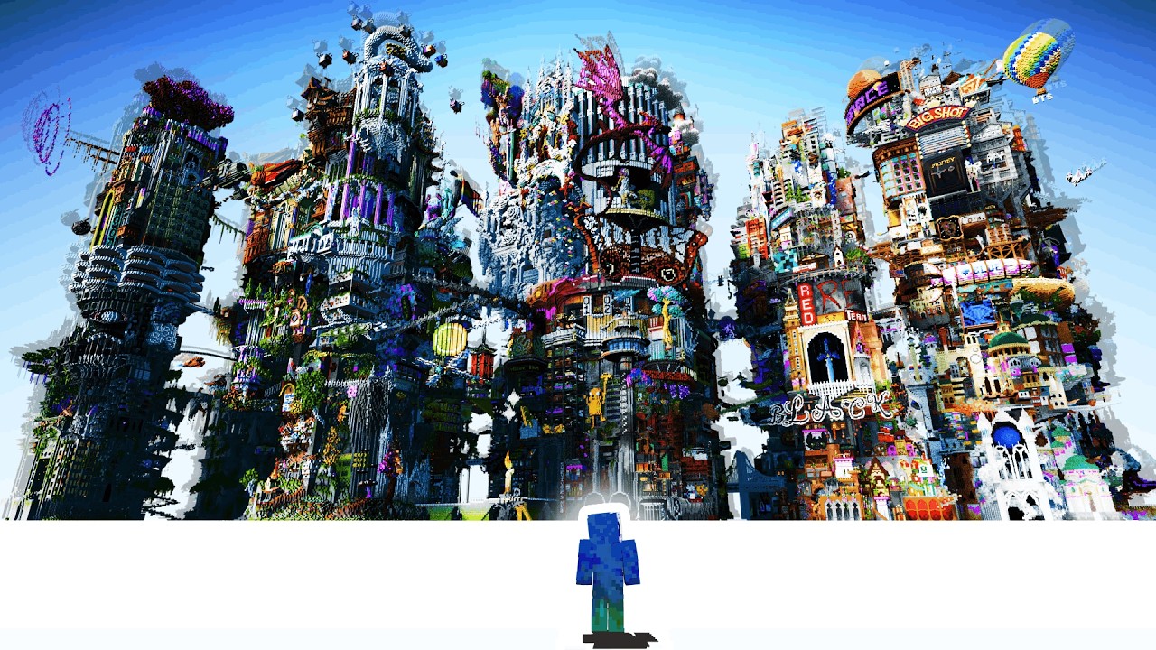 I Hosted Minecraft's BIGGEST Build Event - YouTube