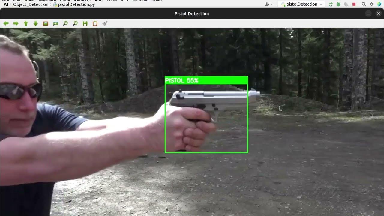 Run Yolo v3 Custom Trained Model to detect weapons - YouTube