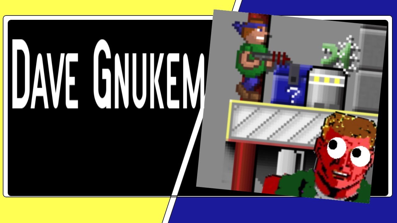Dave Gnukem ( Duke Nukem 1 clone) - YouTube