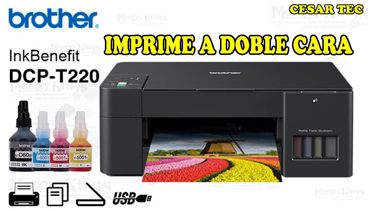 IMPRIMIR EN DOBLE CARA IMPRESORA BROTHER DCP T220 [BIEN EXPLICADO ...
