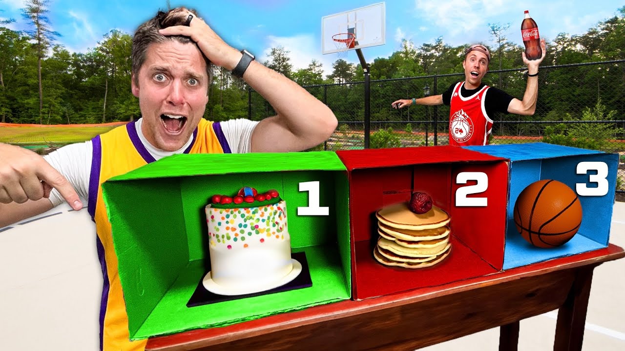 Mystery Box Decides Your Basketball Trick Shot! - YouTube