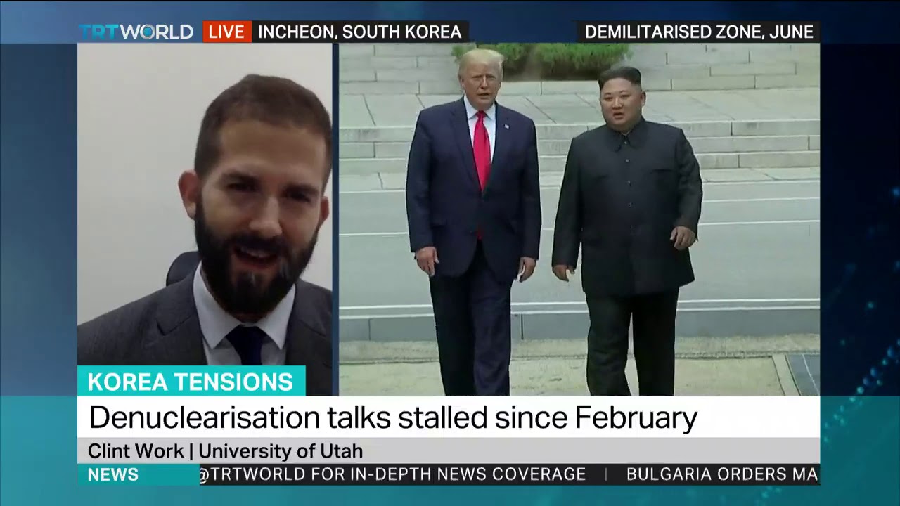 Korea Tensions: Interview with Clint Work, University of Utah - YouTube
