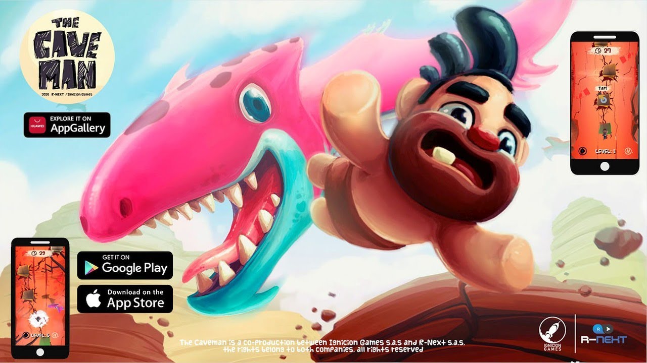 The Caveman (game co-produced by R-Next and Ignicion Games) - YouTube