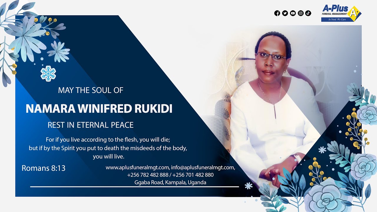 Celebrating the Life of the Late Namara Winifred Rukidi - YouTube