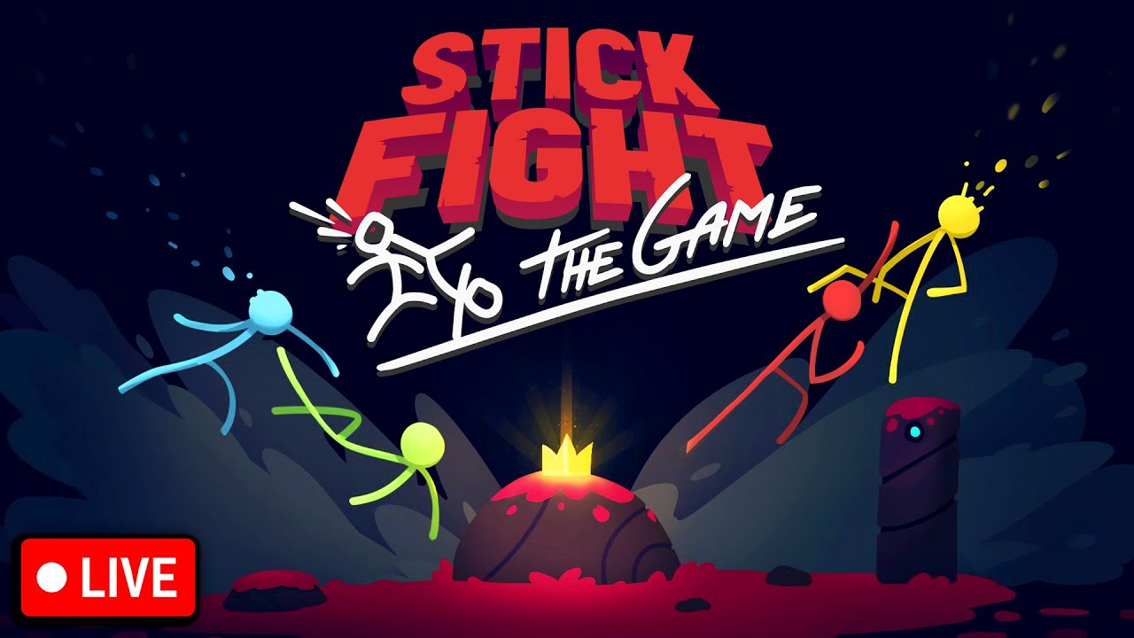 🔴LIVE - YELLING AND SCREAMING AT YOUR FRIENDS IN STICK FIGHT THE GAME ...