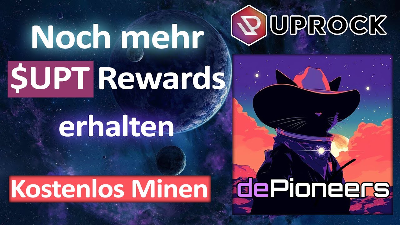 Noch mehr UpRock Token minen mit dem dePionieers NFT | Mit vielen ...
