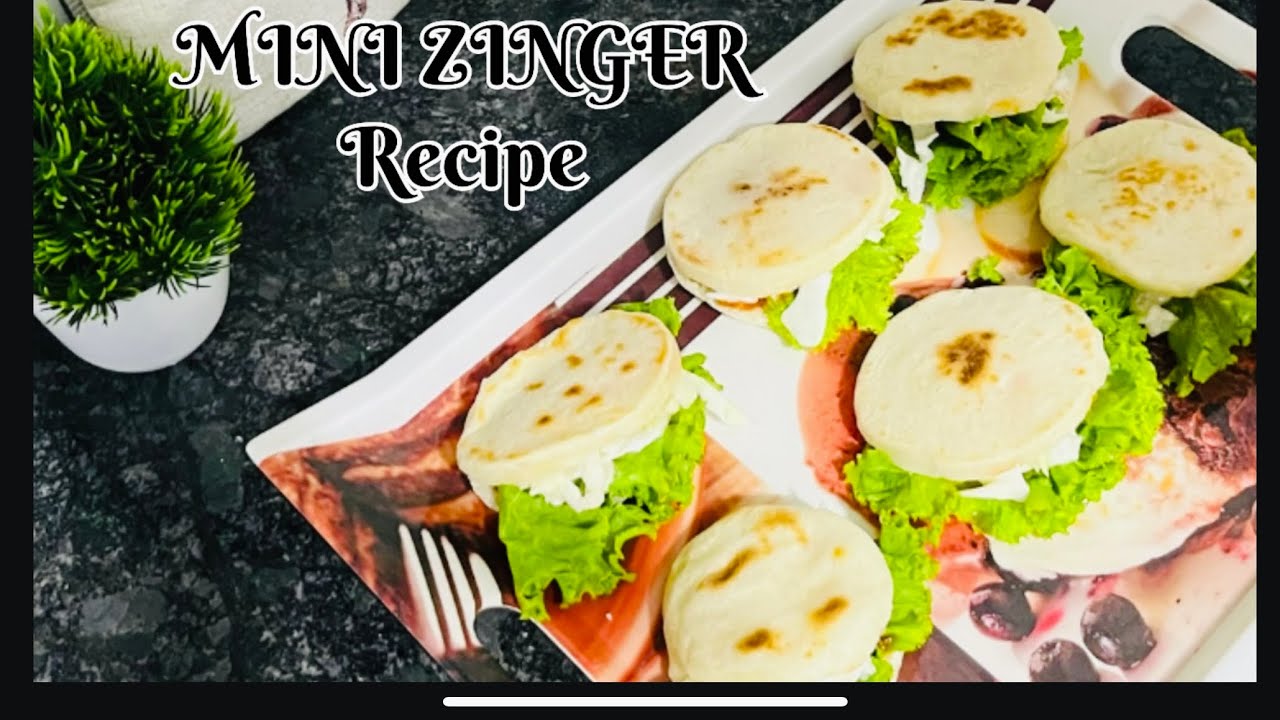 | LETS MAKE ZINGER POCKETS | CRISPY MINI ZINGER | MAKE AND FREEZE ...