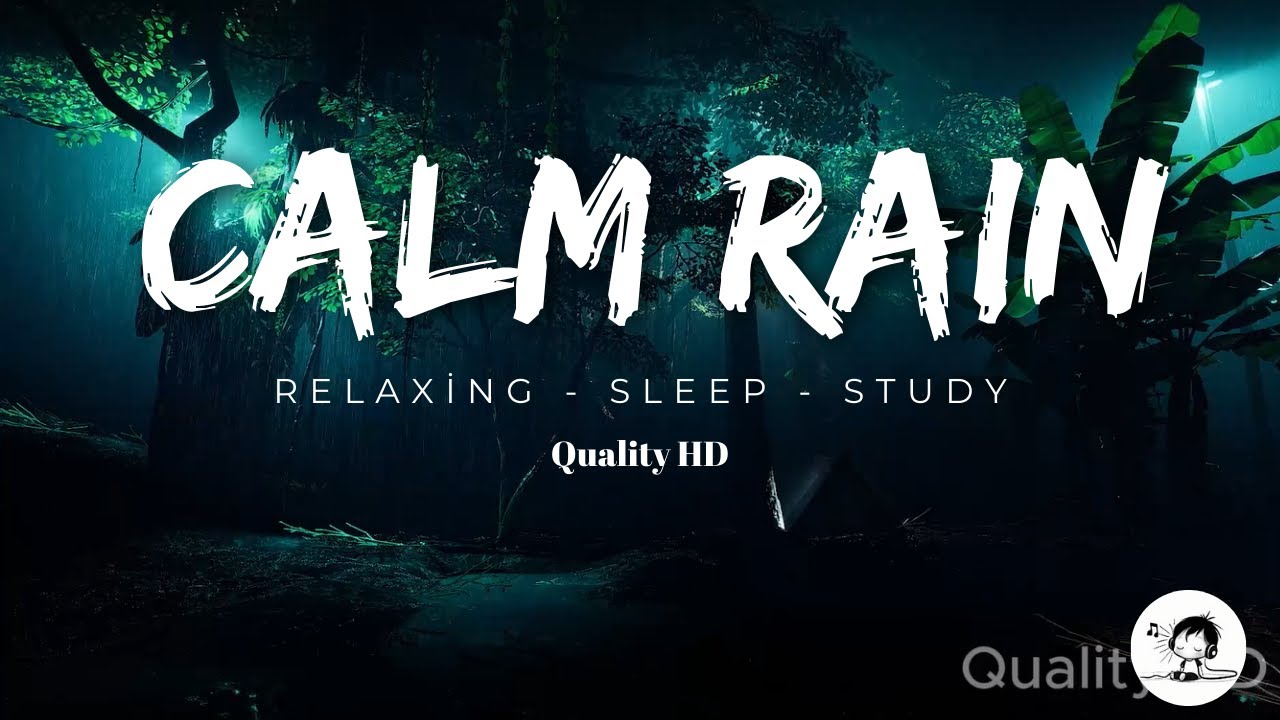 Study With Rain & Calm Music 🎧😄 - YouTube