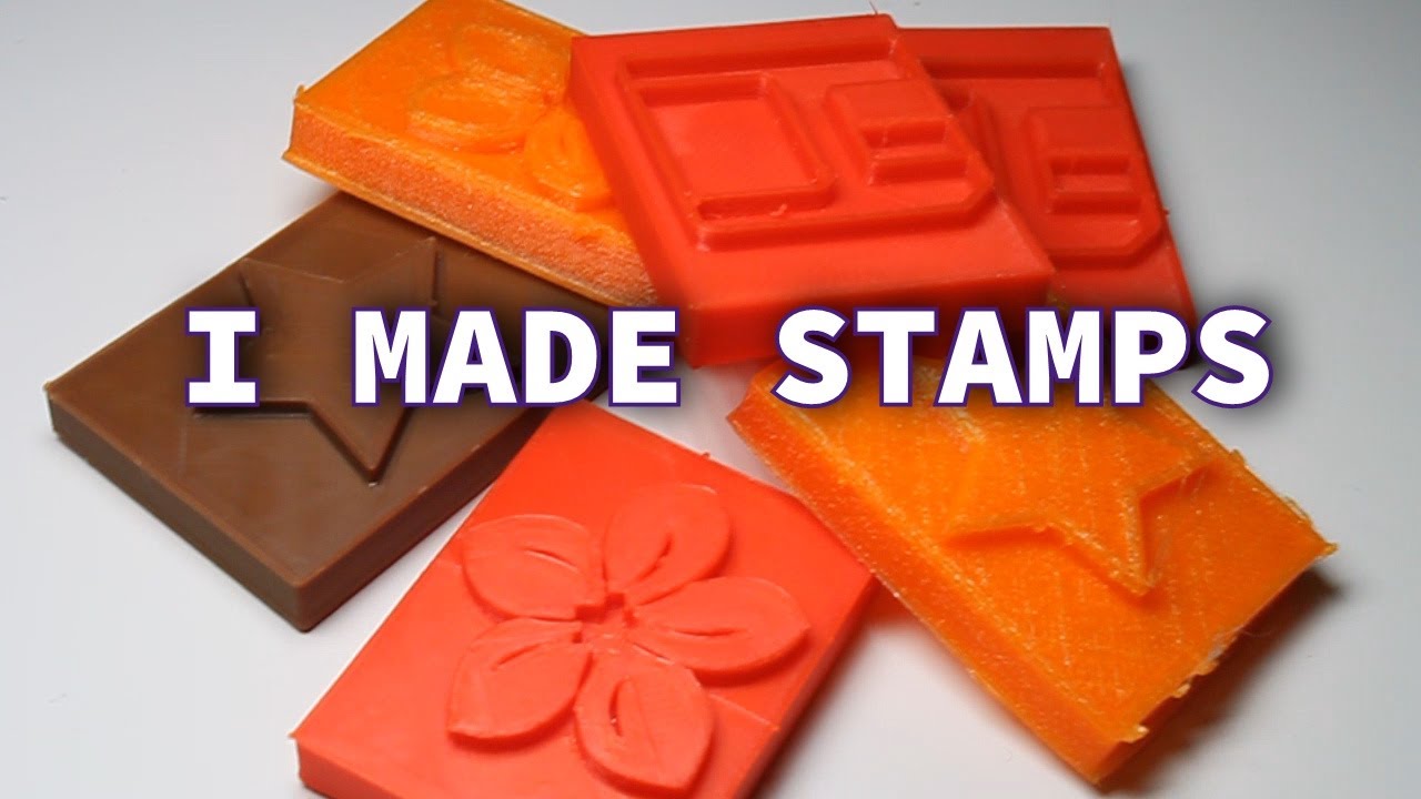 Can You Make 3D Printed Stamps? I Tried... - YouTube