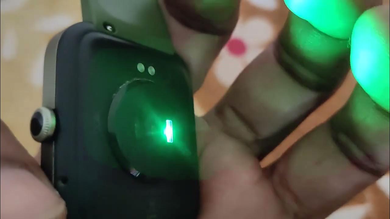 why green light blinking in boat smartwatch - YouTube